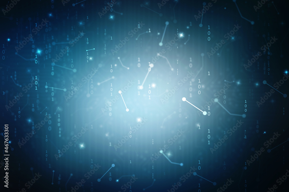 Internet binary data code computing or transmission process, Internet ...