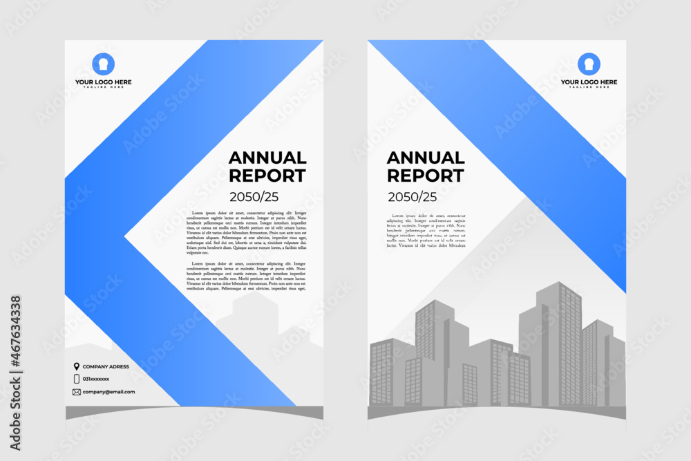 Simple poster for business promotion, annual report design, business ...