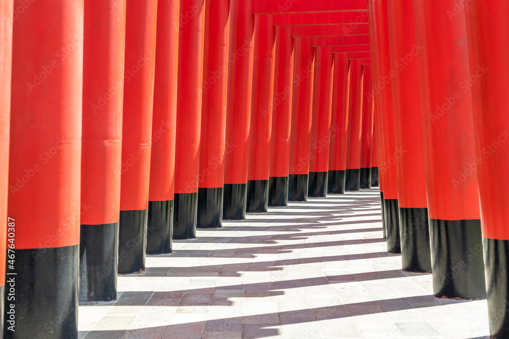 Red Torii gate, Japan, Gateways entrance to Shinto shrines and famous ...