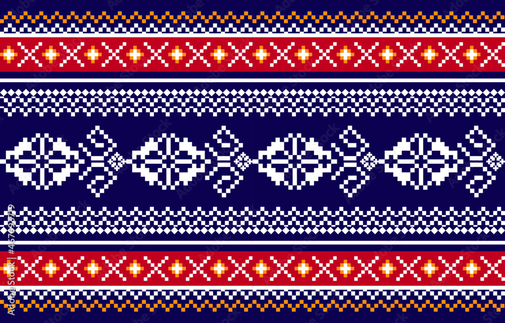 Red Tribal Pattern