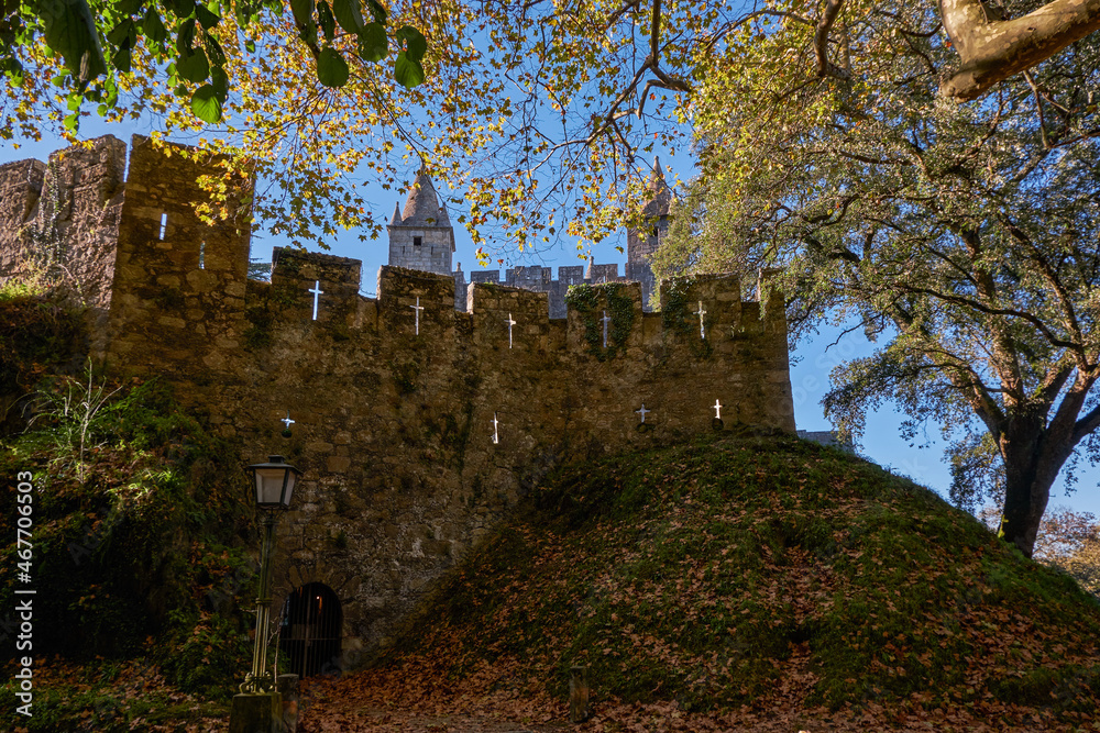 Santa Maria da Feira Medieval Castle in Portugal, a testament to the ...