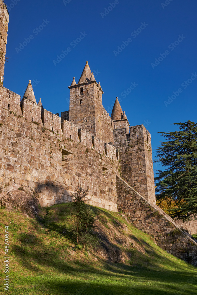 Santa Maria da Feira Medieval Castle in Portugal, a testament to the ...