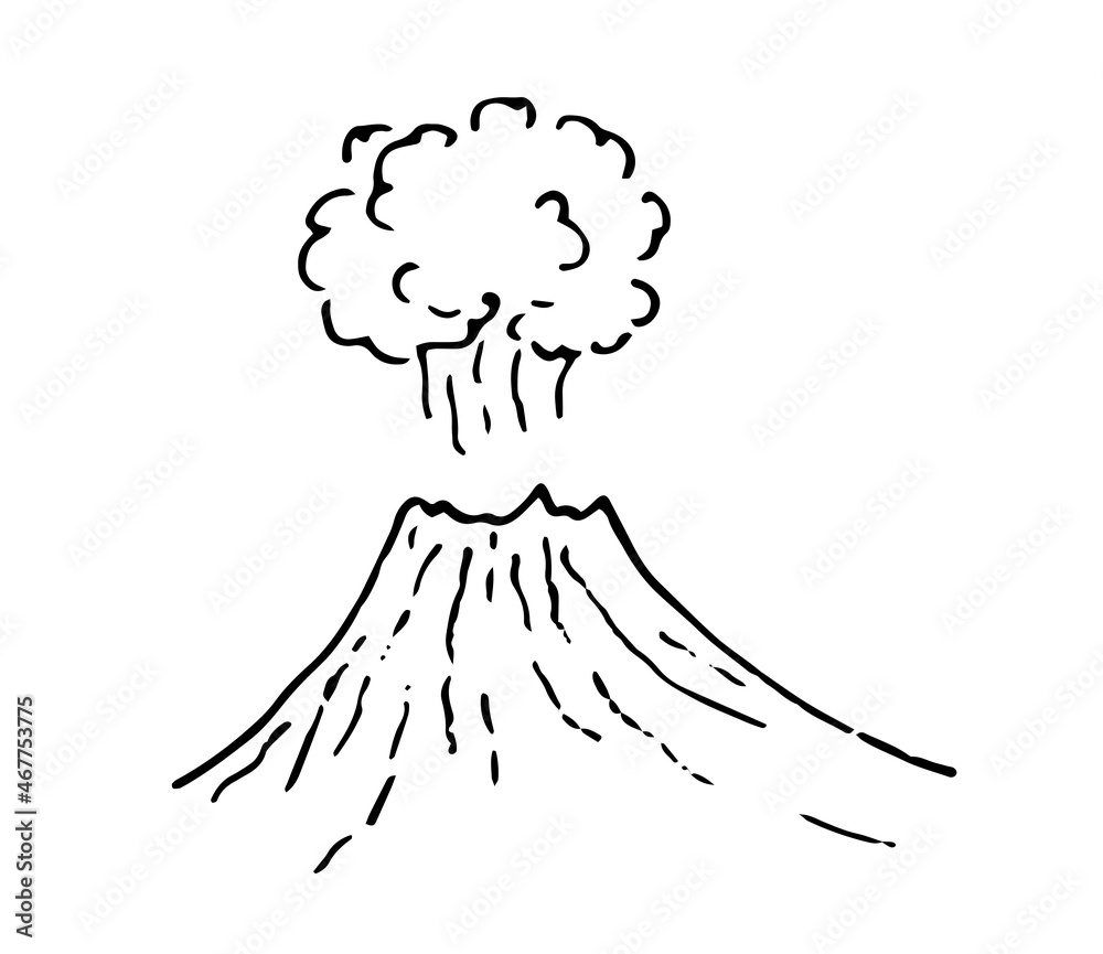 Volcano Outline