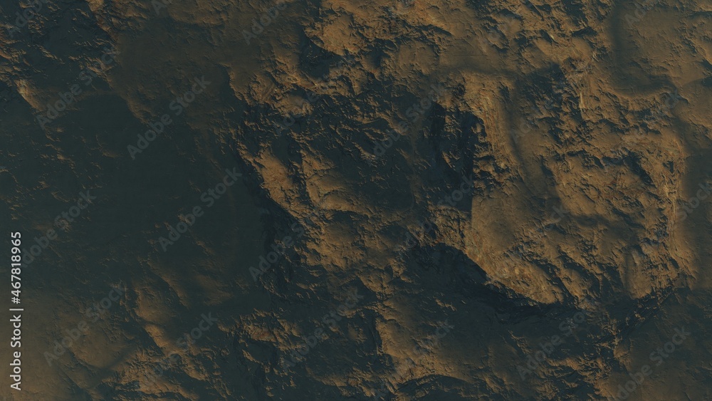 Fototapeta Abstrakcja texture of a distant planet, texture of an exo ...