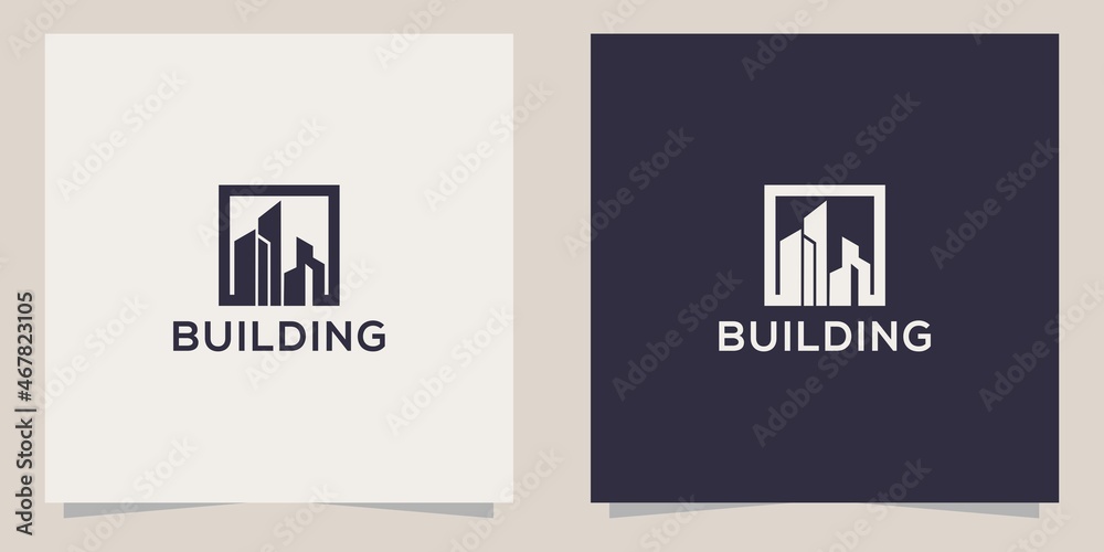 Building logo design template vector Stock Vector | Adobe Stock