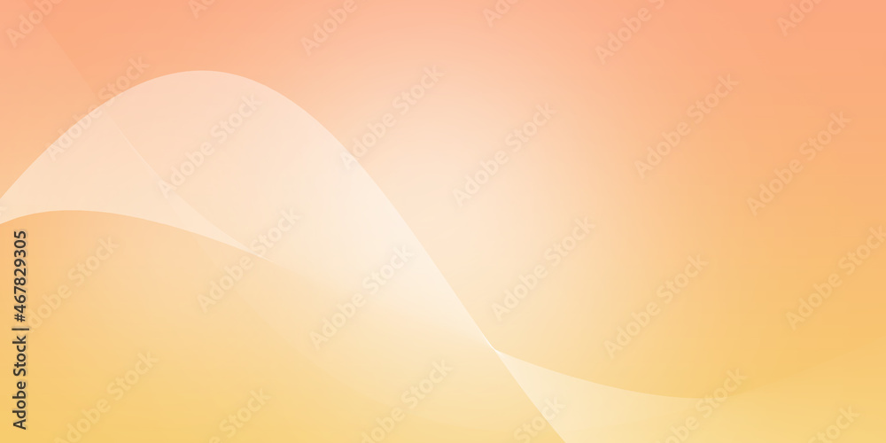 Smooth wave orange gradient background for graphics backgrounds and ...