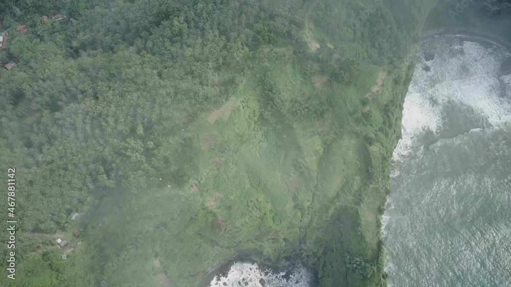 Scenic Aerial Footage of Bukit Jerit, or some people call it 'Nusa ...