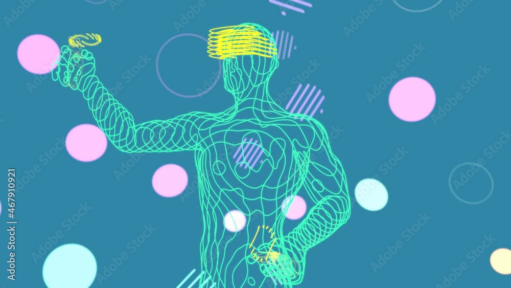 4K 3D motion design concept of the metaverse Stock Video | Adobe Stock