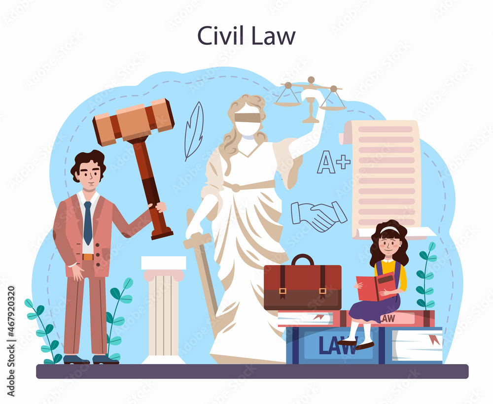 Law class concept. Punishment and judgement education. Jurisprudence ...