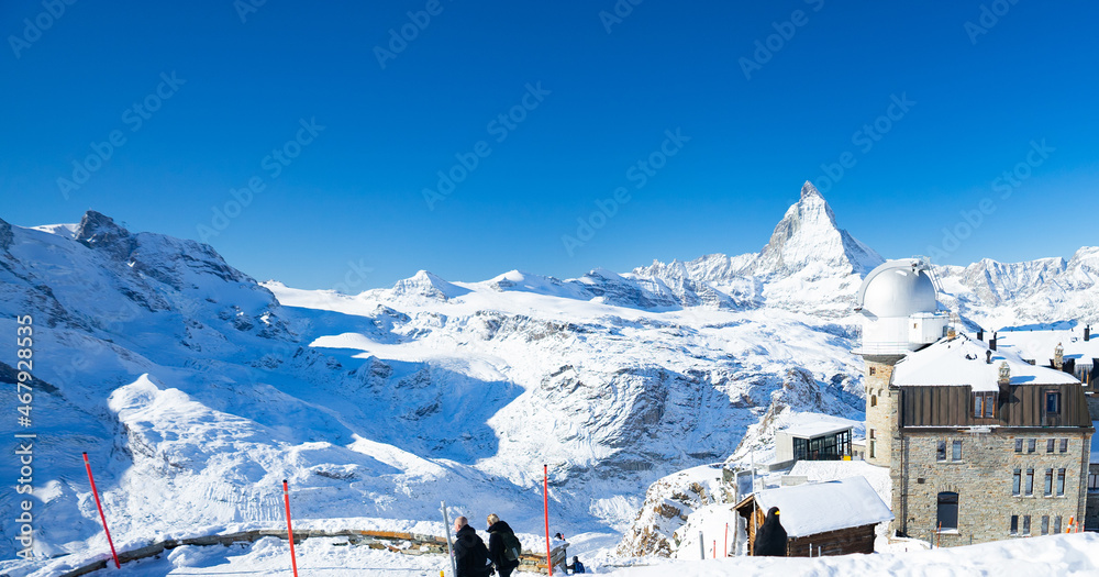 Matterhorn, Zermatt, Skiing, Winter Hiking, magical Landscape of ...