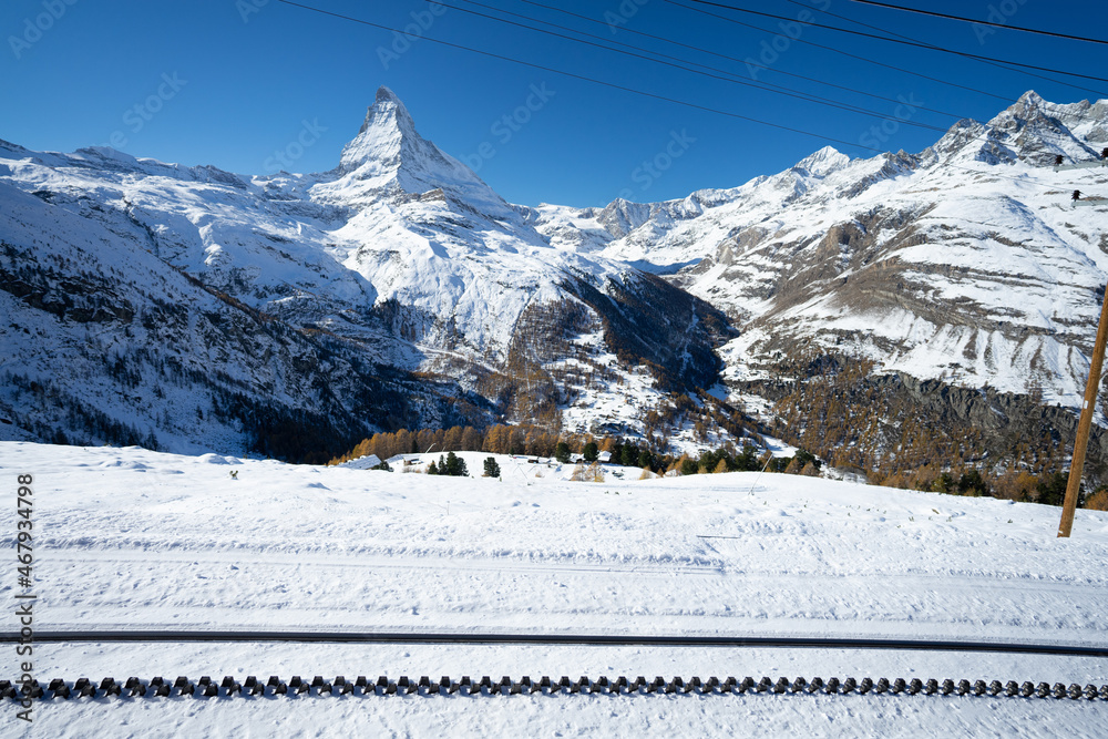 Matterhorn, Zermatt, Skiing, Winter Hiking, magical Landscape of ...