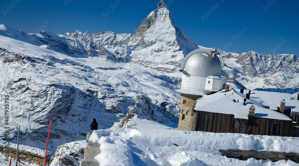 Matterhorn, Zermatt, Skiing, Winter Hiking, magical Landscape of ...