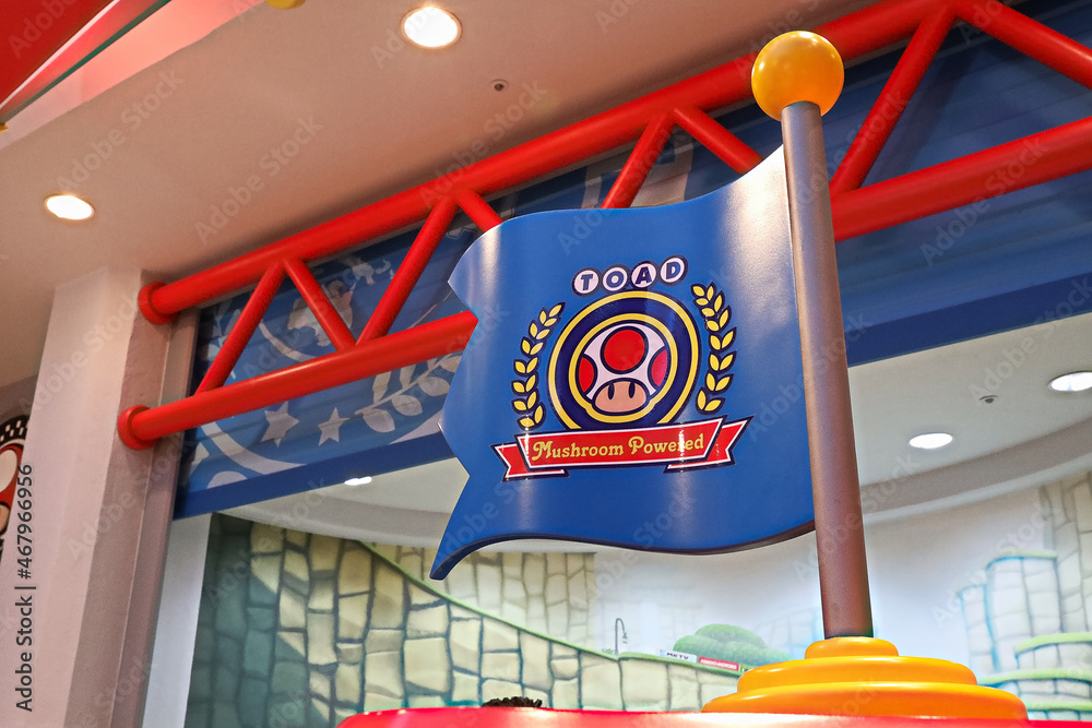 Osaka, Japan-November 5, 2021: Super Mario Bros. goods store in ...