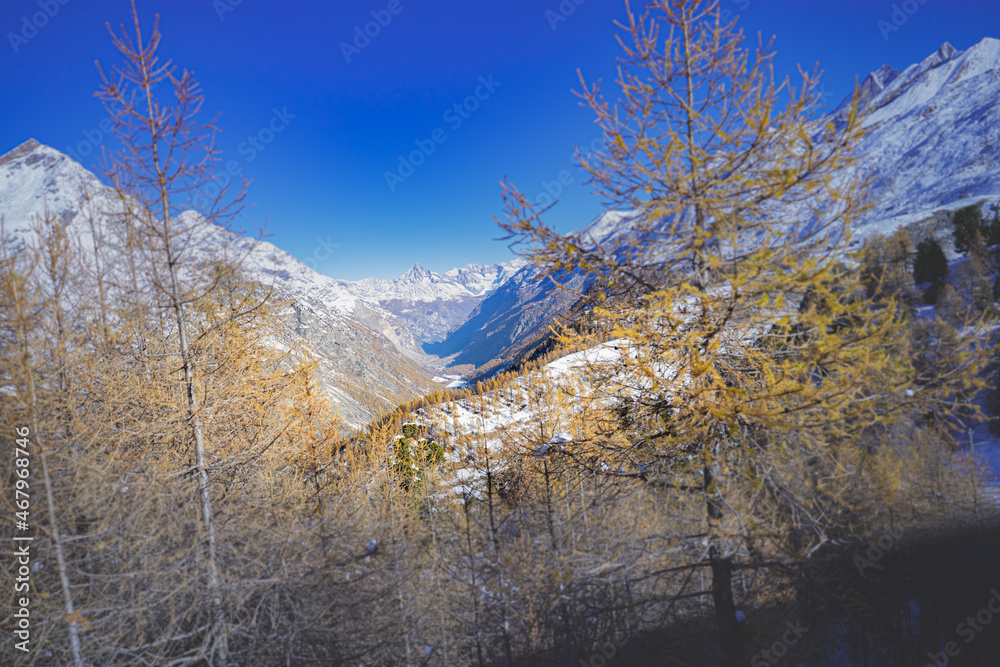 Matterhorn, Zermatt, Skiing, Winter Hiking, magical Landscampe of ...
