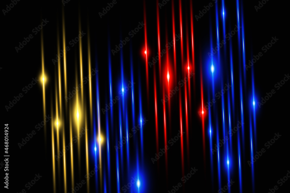 Abstract lines with glow light effect. Glow special light effect ...