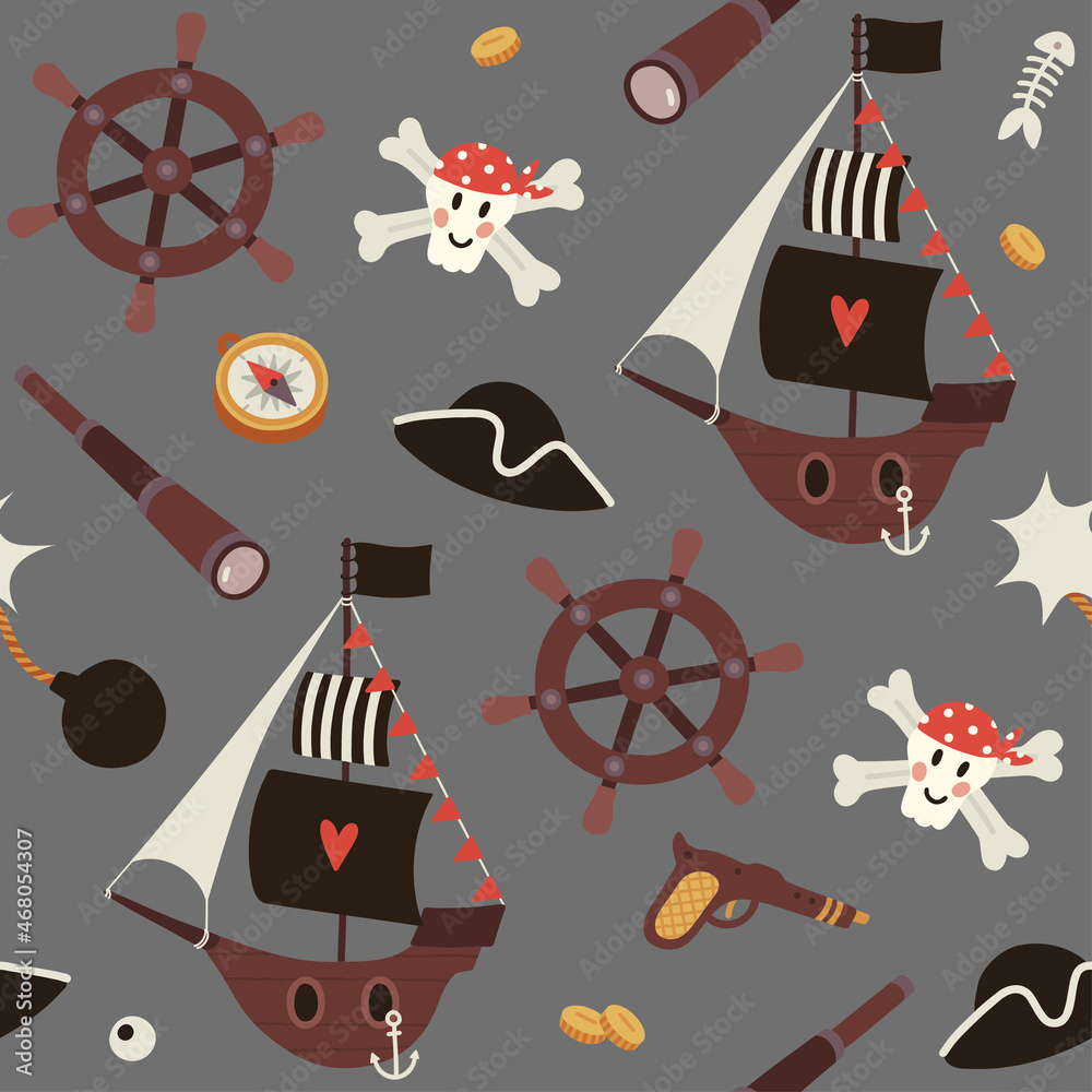 Cute Pirate Background