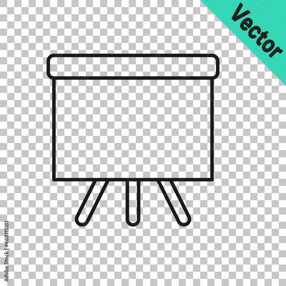 Chalkboard Icon Black And White