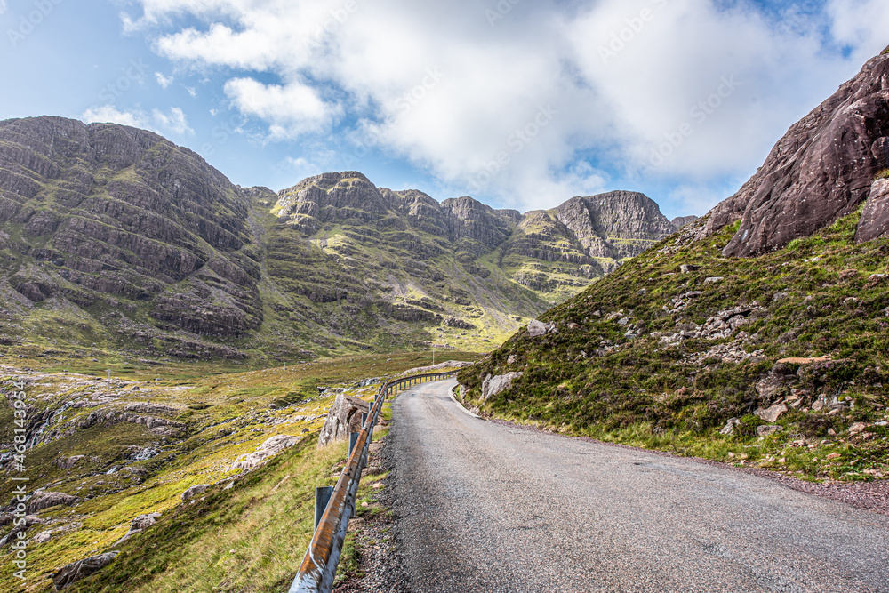 Skye The road to Applecross, known as Bealach na Bà in Gaelic (the Pass ...