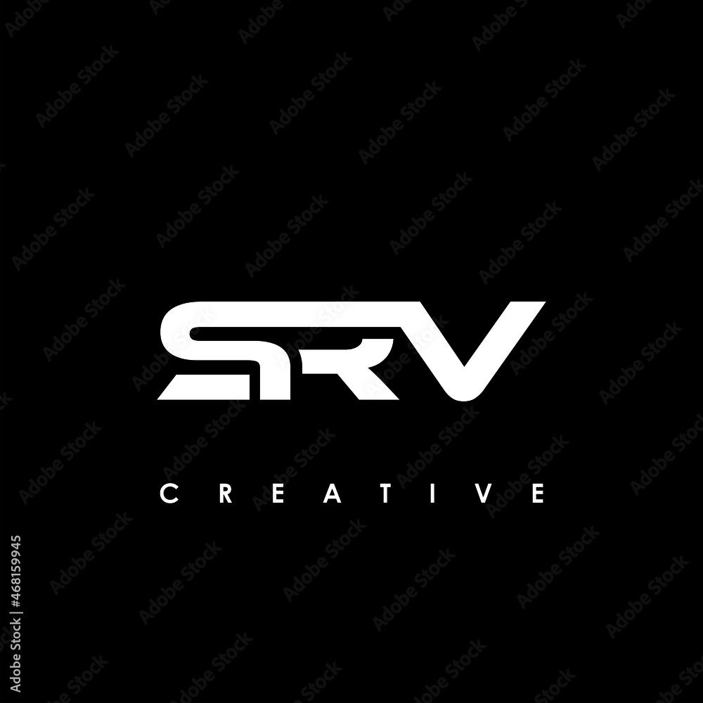 SRV Letter Initial Logo Design Template Vector Illustration Stock ...