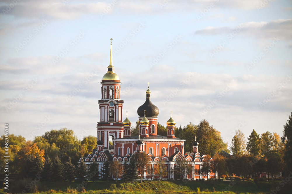 The ancient Orthodox Cathedral of the Resurrection of Christ with a ...