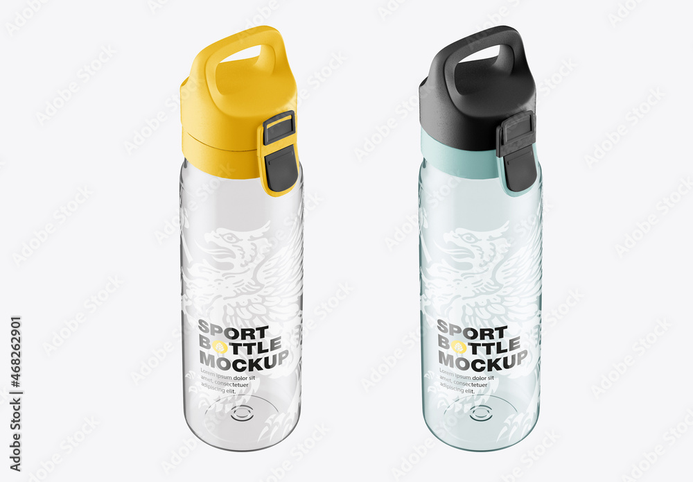Sport Bottle Mockup Stock Template | Adobe Stock