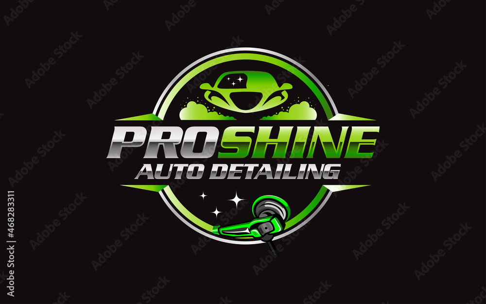 Illustration vector graphic of auto detailing servis logo design ...