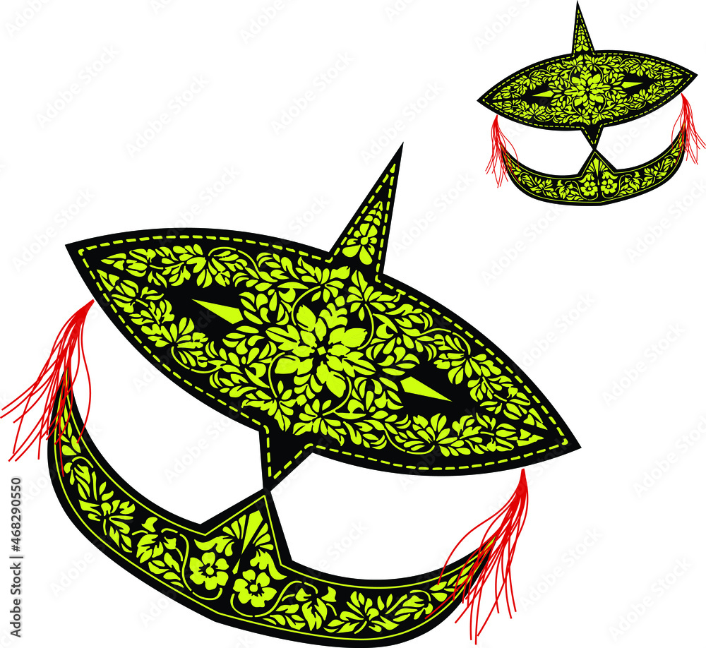 Vector of Wau Bulan Malaysia for graphic design Stock Vector | Adobe Stock