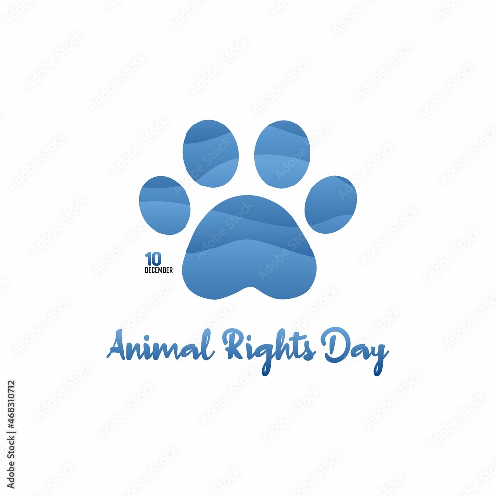 vector graphic of animal rights day good for animal rights day ...