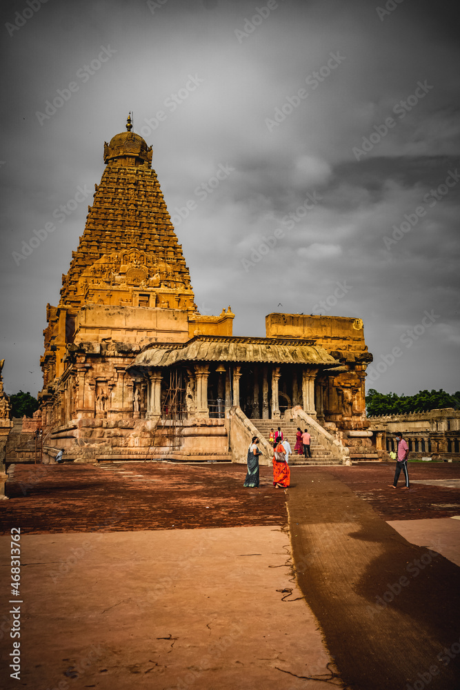 Tanjore Big Temple or Brihadeshwara Temple was built by King Raja Raja ...
