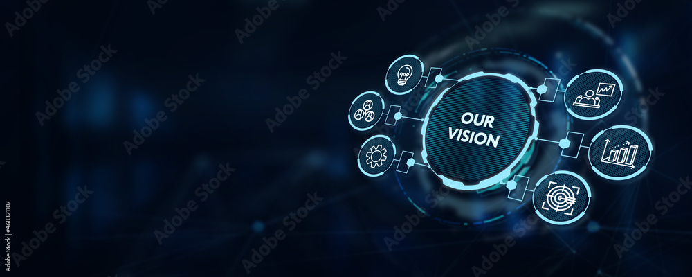 Business, Technology, Internet and network concept. virtual screen of ...