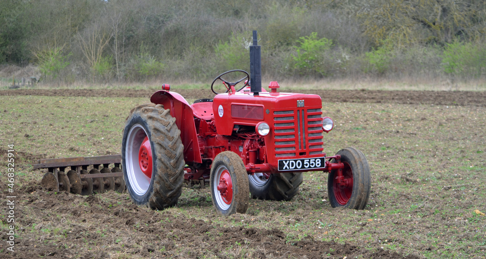 International Tractor In Field