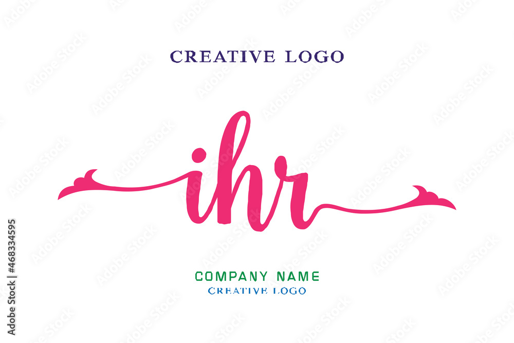 IHR lettering logo is simple, easy to understand and authoritative ...