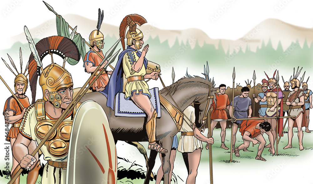 Battle of the Caudine Forks - The Samnite army, drunken with victory ...