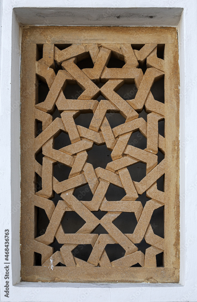 Arab architecture in the old medina. Streets, doors, windows, details ...