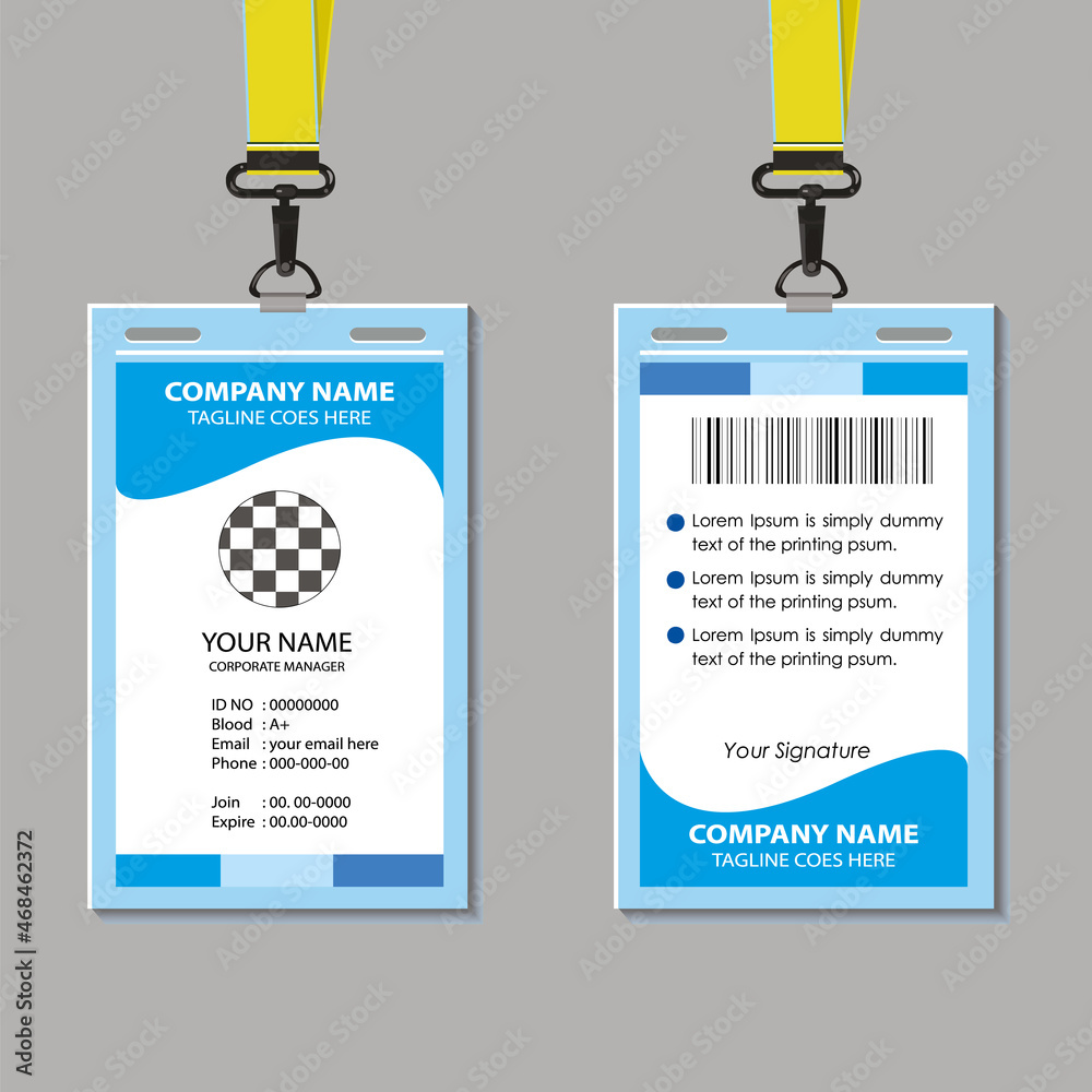 will design a professional id card, student id card, official id card ...