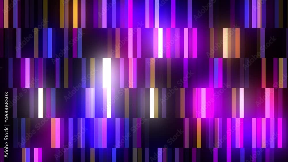 Vidéo Stock Abstract animated motion background. Glowing colorful neon ...
