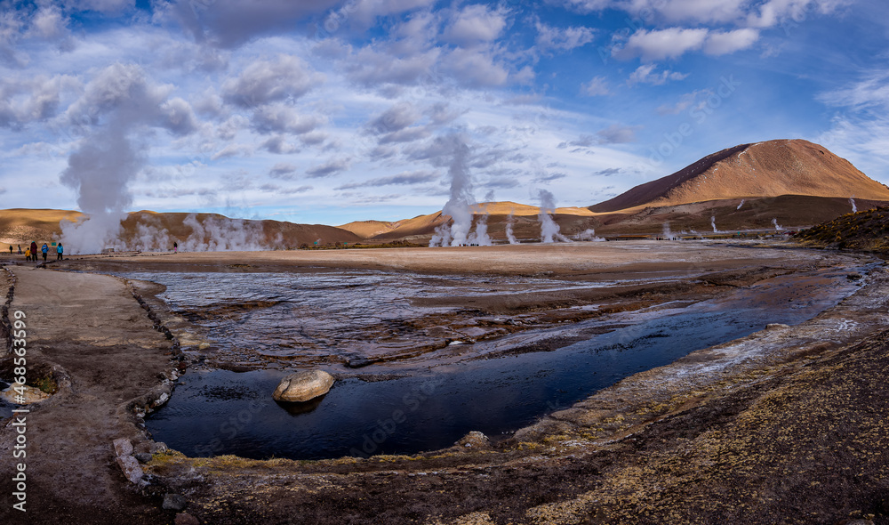 Elementos del Campo geotérmico Geiser del Tatio, San Pedro de Atacama ...
