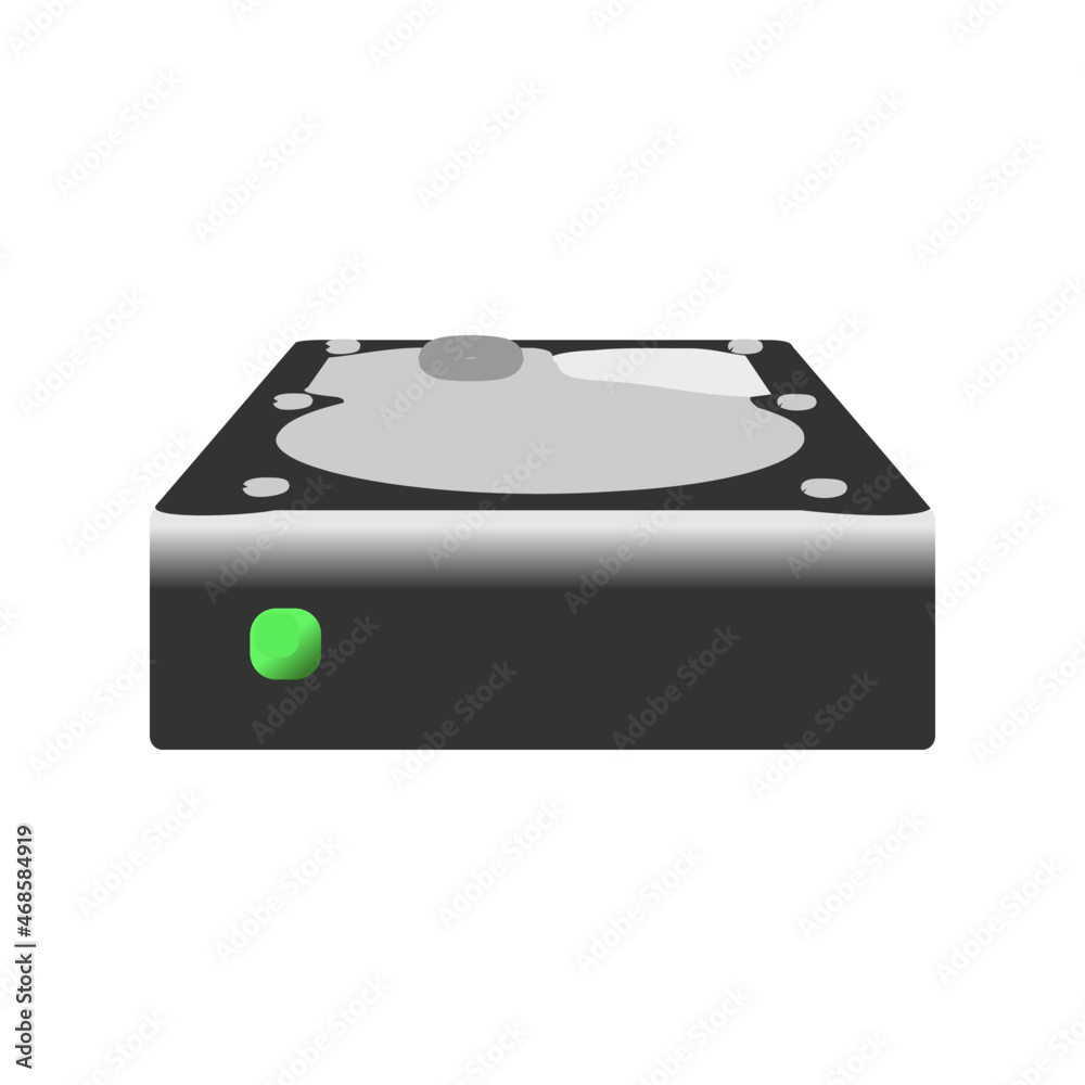 Hard drive. Disk partition icon. HDD sign. Local disk. Desktop icons ...