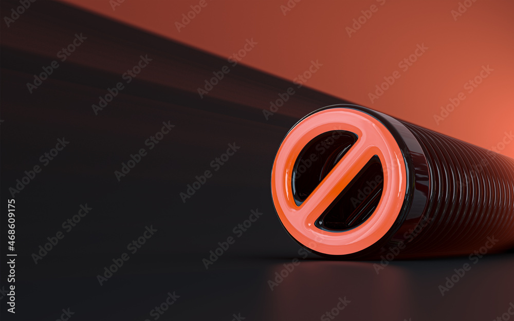 ban sign iconic background sunray realistic look symbol for social ...