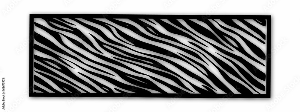 Tiger print banner. The color of the white tiger in the frame. Stock ...