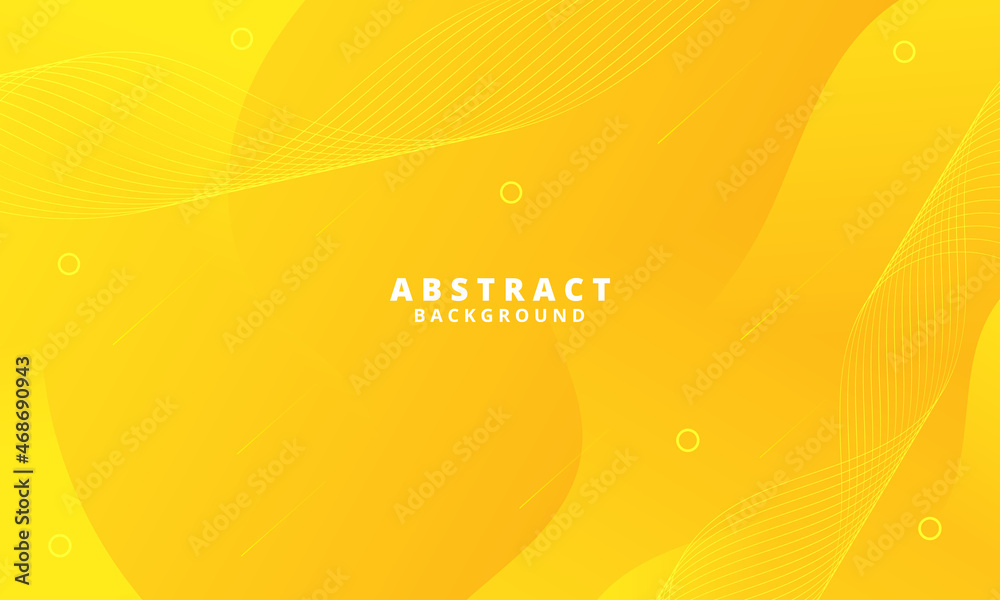 Abstract Yellow waves geometric background. Modern background design ...