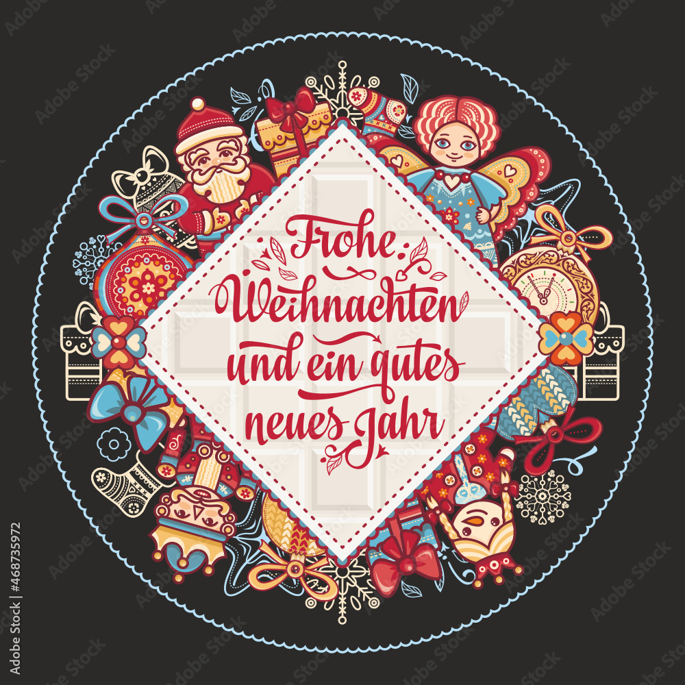 German Christmas Weihnachten Noel Christmas in different languages ...