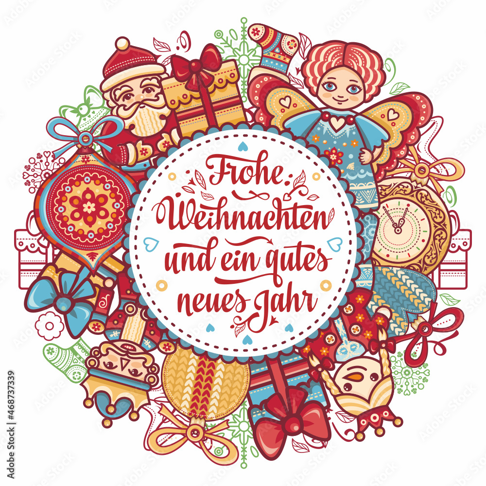 German Christmas Weihnachten Noel Christmas in different languages ...