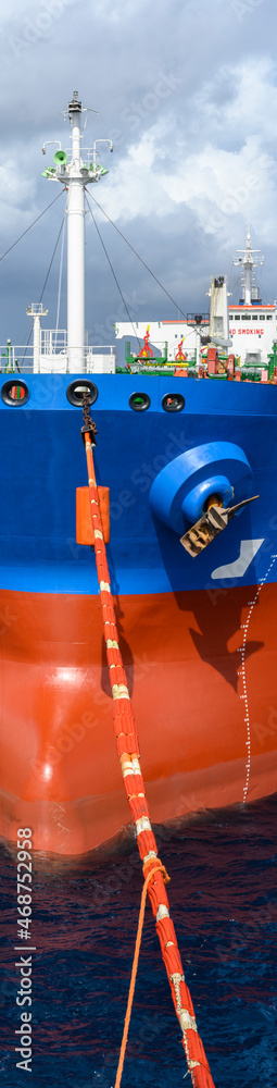 Crude oil transfer operation from floating storage of oil tanker to the ...