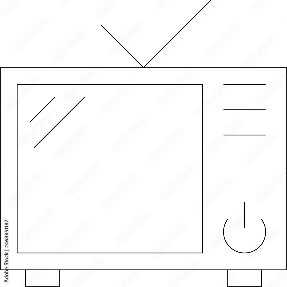 cinema hall and movie making icon monitor and tv Stock Vector | Adobe Stock