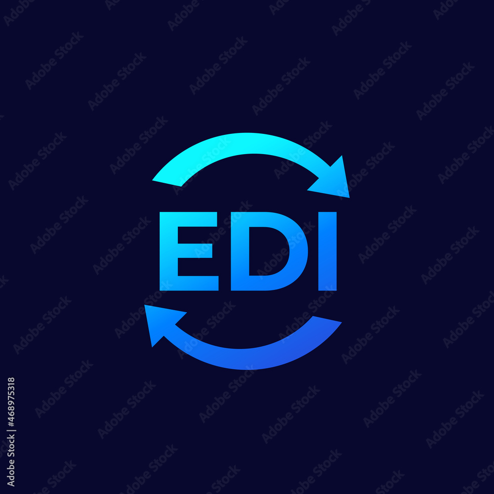 EDI, Electronic Data Interchange vector icon Stock Vector | Adobe Stock EDI, Electronic Data Interchange vector icon Stock Vector | Adobe Stock