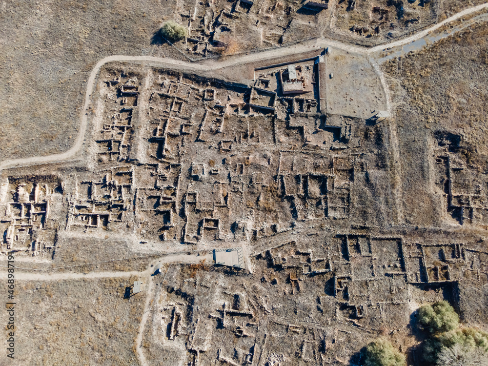 Kultepe ancient city ruins. Assyrian Trade Center in Karum-Kanis in ...