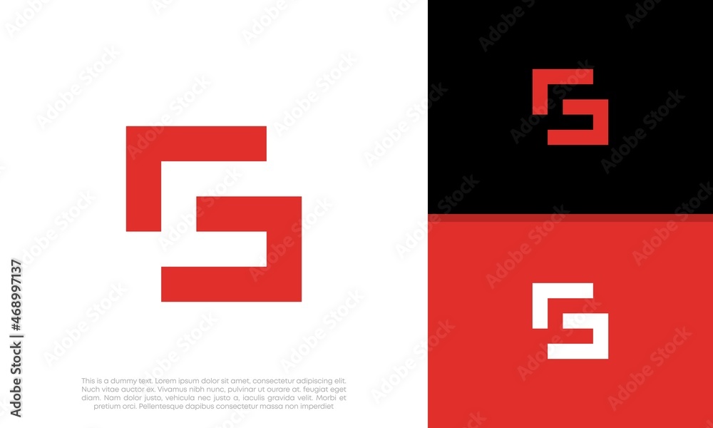 Initial G logo design. Innovative high tech logo template. Stock Vector ...