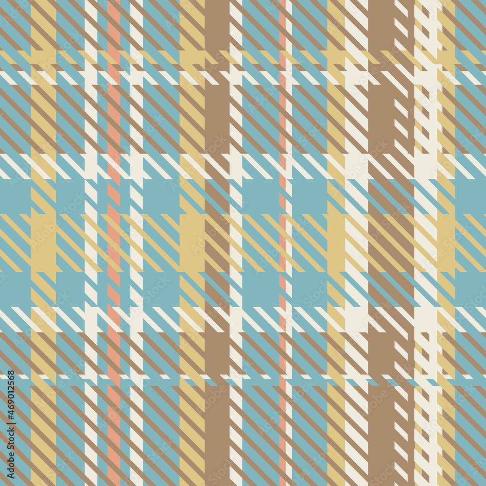 Gender neutral seamless plaid vector pattern. Gingham baby color ...