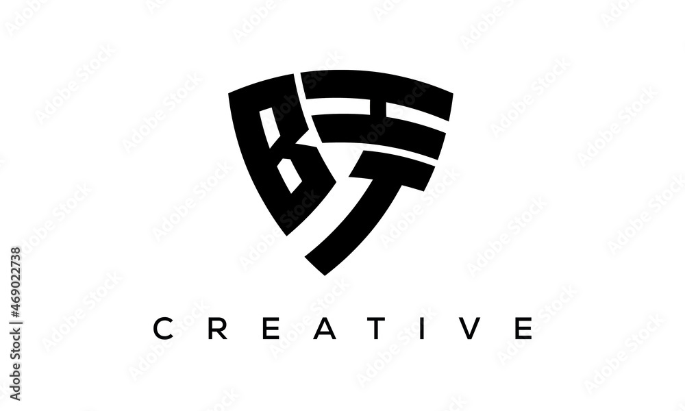 BTH letters logo, security Shield logo vector Stock Vector | Adobe Stock